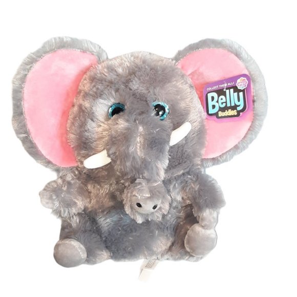 Nanco | Toys | Nanco Belly Buddies Buddy Elephant Sparkle Eyes Plush ...